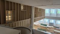 China Curved Ceiling Tile Metalworks Perforated Acoustic Panels Baffles Sound Absorption Board for sale