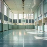 China Sport Hall Anti-impact Fabric Wrapped Acoustical Wall Panels Sound Absorbing Board for sale