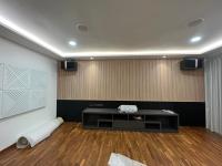 China Home Theater Linear Timber Grooved Acoustic Panels Sound Absorption Building Material for sale