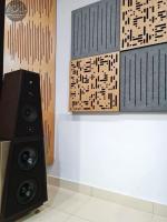 China Studio Customized Slot Grooved Acoustic Wall Panels Sound Absorption Isolation Board for sale