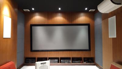 China 2/2/0.5mm Home Cinema Microperforated Wooden Sound Absorbing Wall Acoustic Panels for sale