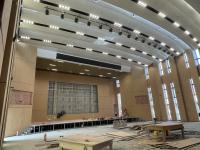 China University Auditorium  2/2/0.5mm NANO Micro Perforated Acousitc Panels Sound Insulation Board for sale