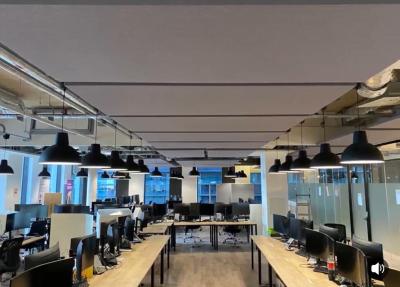 China Office Ceiling Tile Soundproofing Fabric Wrapped Acoustical Panels Absorbing Board for sale