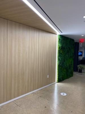 China Seamess Woodgrain Aluminium Panels Microperforated Metal Wall Soundproofing Board for sale