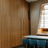 China DIY Easy Installation Timber Decorative Wall Panels Akupanel Felt Acoustic Board for sale