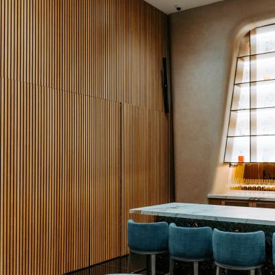 China DIY Easy Installation Timber Decorative Wall Panels Akupanel Felt Acoustic Board for sale