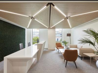 China 0.8NRC Seamless Ceiling Tile High Absorption Wooden Grooved Acoustic Panels Soundproofing Board for sale