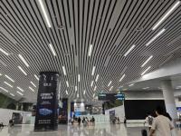 China Ceiling Tiles Woodworks Slat Grille Metal Decorative Panels Sound Absorption Strip for sale
