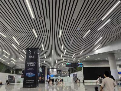 China Ceiling Tiles Woodworks Slat Grille Metal Decorative Panels Sound Absorption Strip for sale