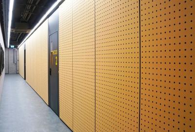 China Office Wall Sound Absorption Wooden Perforated Acoustic Panel Soundproofing Board for sale