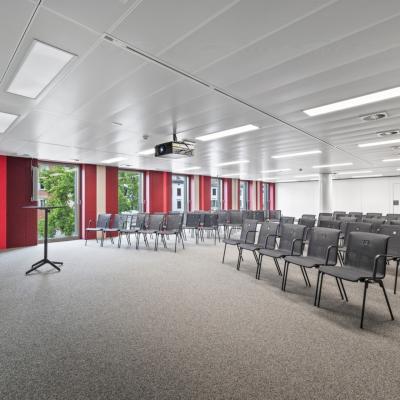 China Open Office Seamless Metal Ceiling RAL9016 Microperforated Acoustic Panels Soundproof Board for sale