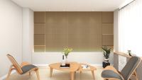 China Woodgrain Formica Laminate Grooved Acoustic Panel for Walls and Ceilings for sale