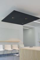 China High Sound Asborption Office Ceiling Tiles Cement Board Wood Wool Acoustic Panels for sale