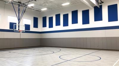 China Sport Hall Wall 50mm Thick Soundproofing Fabric Wrapped Acoustical Panels Absorbing Board for sale