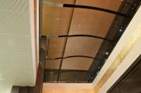 China Curved Ceiling Tile Sound Absorption MDF Board 2/2/0.5mm Microperforated Acoustic Panels for sale