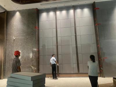 China Auditorium Sound Absorbing Suspended 50mm Decorative Fabric Wrapped Acoustical Panels for sale
