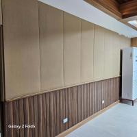 China Office Wall Panels 50mm Sound Absorbing Fabric Wrapped Acoustic Boards for sale