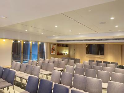 China Nano 0.5mm micro perforated matte laminate finish conference hall soundproofing panels for sale
