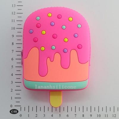 China Custom Ice Cream Shape Silicone Teething Toy BPA Free - Food Grade Material -40°C to 230°C Temperature Range for sale
