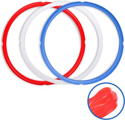 China BPA Free Silicone Rubber Seal Ring for 6Qt Pressure Cooker with 30-80 Shore A Hardness and 5.5-8.0 MPa Tensile Strength for sale