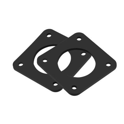 China FDA ROHS Certified Square Rubber Gaskets Seals - Automotive Grade Silicone Pads with -200°C to +260°C Temperature Range for sale