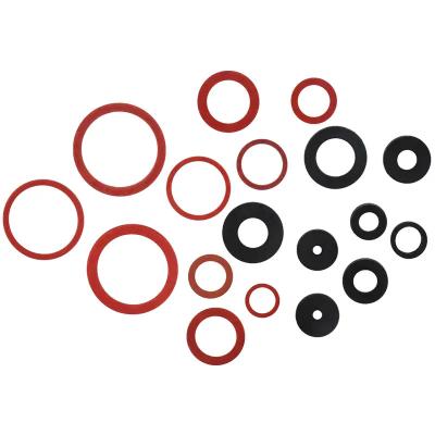 China Custom Silicone Rubber Flat Round Washer Spacer for Hose Plumbing Taps 50mm for sale
