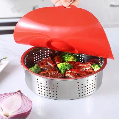 China Custom Silicone Food Cover - Heat Resistant -150°F to 500°F | Strong Sealing Microwave Lid | Food Grade Material for sale