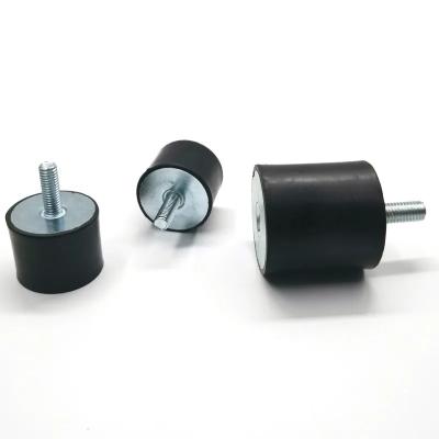 China Custom Silicone Rubber Shock Absorber Non-slip Threaded Anti-Vibration Mount 30mm for sale