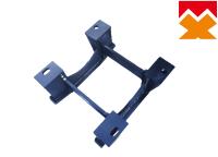 China Black ZX870 Excavator Track Guard Q35B Material Forging Casting Process for sale