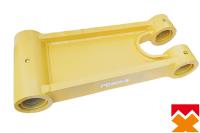 China 40MnB Pc200-5 Excavator H Link Komatsu Undercarriage Parts Yellow for sale