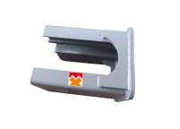 China SH200 Excavator Undercarriage Parts Front Idler Front Fork for sale