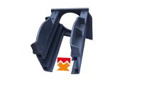 China SK260 Excavator Undercarriage Spare Parts Front Idler Front Fork for sale