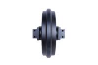 China HRC48-HRC54  EX70 Excavator Front Idler Smooth Finish Crawler Excavator Parts for sale
