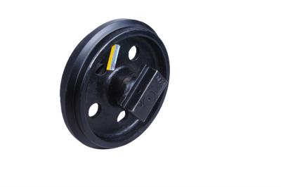 China HRC48-HRC54  EX70 Excavator Front Idler Smooth Finish Crawler Excavator Parts for sale