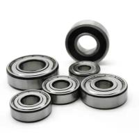 China 6205 Deep Groove Ball Bearing for Rear Wheels in Black Color for sale