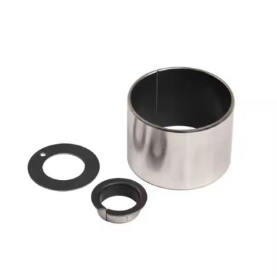 China Steel Metal Self-Lubrication Oilless Sliding Composite Flange DU Bushings Gear Pump Compatible for Machinery and Automobile for sale