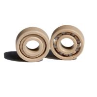 China 608 8x22x7mm Plastic Deep Groove Ball Bearing High Temperature ZrO2 Ceramic Balls for sale