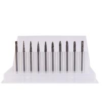 China 20PC Double Cut Carbide Burr Set 3mm Shank Rotary Tool Cutting Burrs HRA 89-92.5 for sale