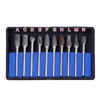 China Tungsten Carbide Rotary Burrs 6% Cobalt WC Shank 1/8 1/4 Inch 3 6mm Aluma Cut Die Grinder Bits for sale