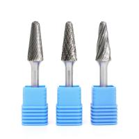 China Tungsten Carbide Rotary Burrs HRA 90-91 Head Hardness Custom Logo OEM for sale