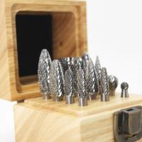 China Tungsten Carbide Rotary Burrs Cylinder Shape 1/8-1/4 Inch Shank for Metal Cutting for sale