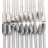 China 6mm Extended Length Carbide Burrs Set - Tungsten Carbide Rotary Files with HRA 89-92.5 Hardness for 15,000-45,000 RPM Die Grinders for sale