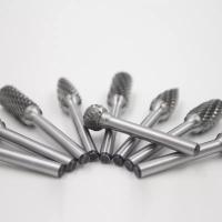 China YG6 YG8 Tungsten Carbide Rotary Burrs Double Cut Full Size 6mm Shank Metalworking for sale