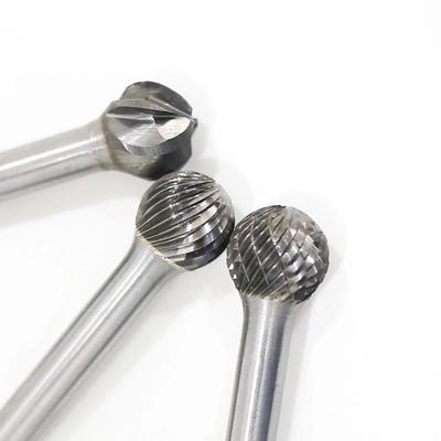China Tungsten Carbide Rotary Burrs Cylinder Shape 6-8% Cobalt WC Die Grinder Bits for Metal Cutting for sale