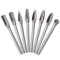 China Tungsten Carbide Rotary Burrs Cylinder Shape 6-8% Cobalt WC Die Grinder Bits for Metal Cutting for sale