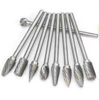 China Tungsten Carbide Rotary Burrs 6% Cobalt WC Shank 1/8 1/4 Inch 3 6mm Aluma Cut Die Grinder Bits for sale