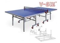 China OT - 4MM Folding Outdoor Table Tennis Table 1525*2740*760 AP Board Material for sale