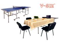 China Multi Purpose Weatherproof Ping Pong Table Outdoor / Indoor With Lock Guard System for sale