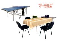 China Multipurpose Blue Ping Pong Table , Outdoor / Indoor Weatherproof Table Tennis Table for sale