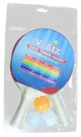 China Standard Size Ping Pong Paddles , 3 Star Table Tennis Bats With ITTF Rubber Sponge for sale